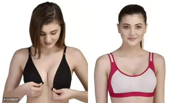 Buy Zourt Stylish Front Open Bra Set Of 2 Online In India At Discounted